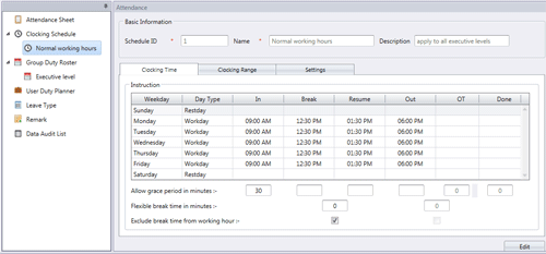 Time and Attendance Module