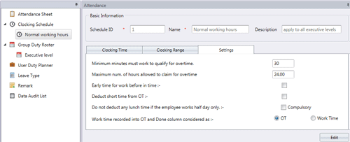 Time and Attendance Module