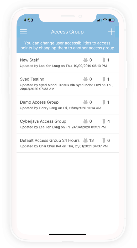 Manage Users & Hierarchy